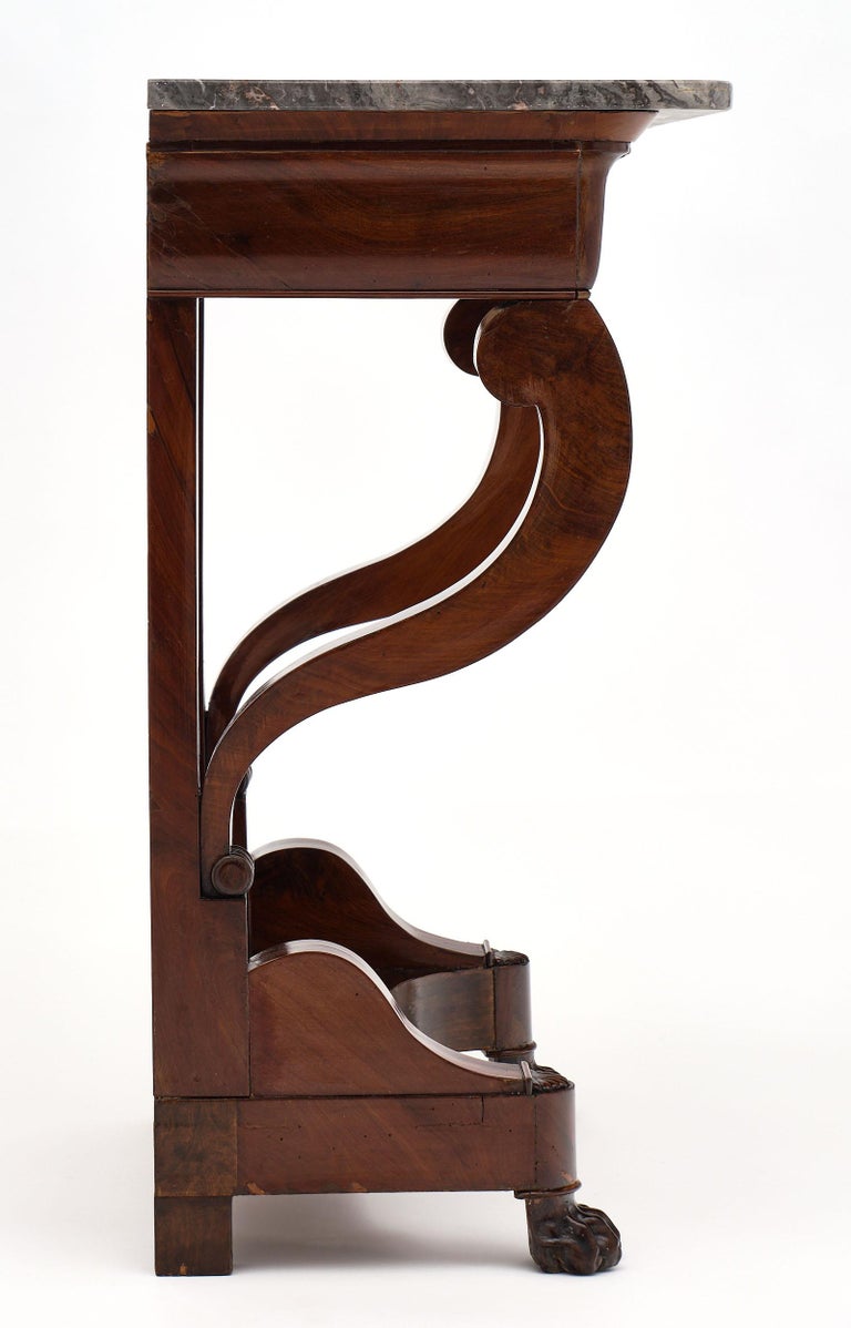 French Antique Restauration Period Console Table at 1stDibs