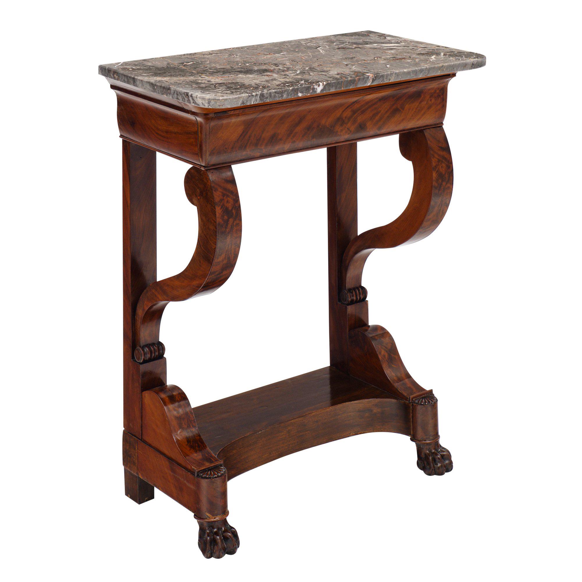 French Antique Restauration Period Console Table at 1stDibs
