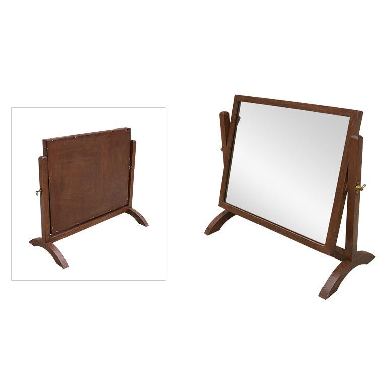 French Antique Table Mirror, circa 1950 For Sale at 1stDibs