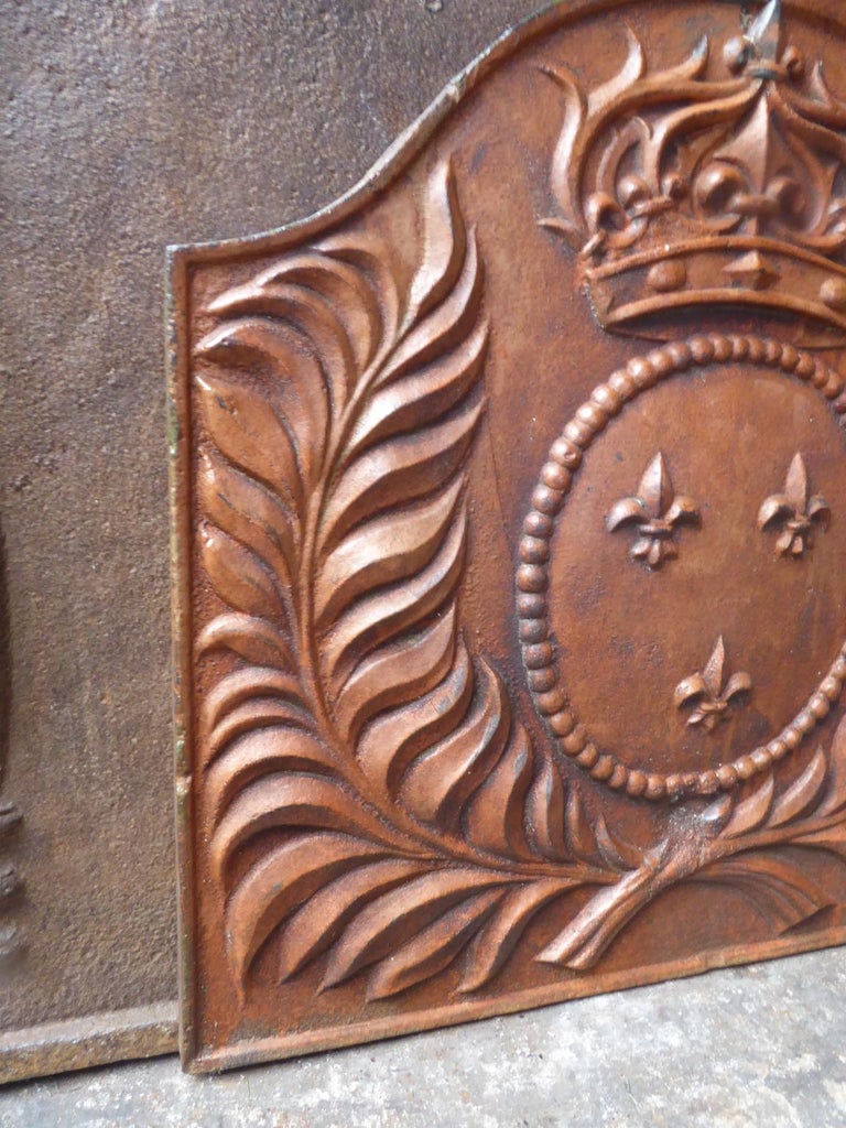 French 'Arms of France' Fireback at 1stDibs