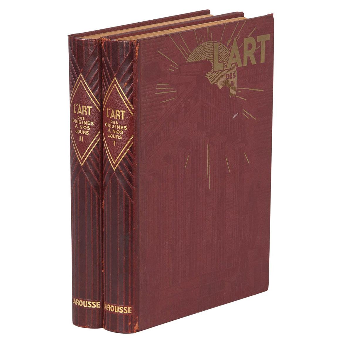 19th Century Art of the World Columbian Exposition Books, Two Volumes ...