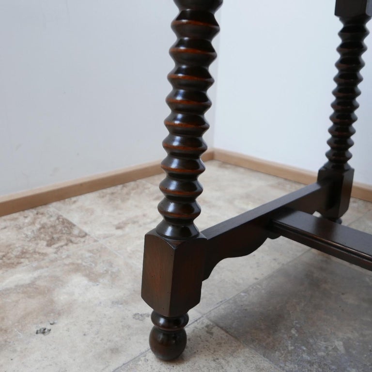 French Art Deco Bobbin Dining Table at 1stDibs | bobbin leg dining table