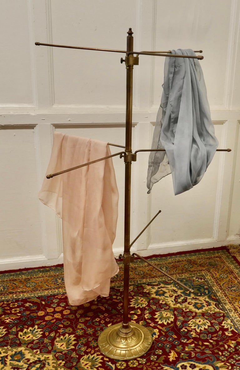 French Art Deco Brass Haberdashery Window Display Stand For Sale at 1stDibs