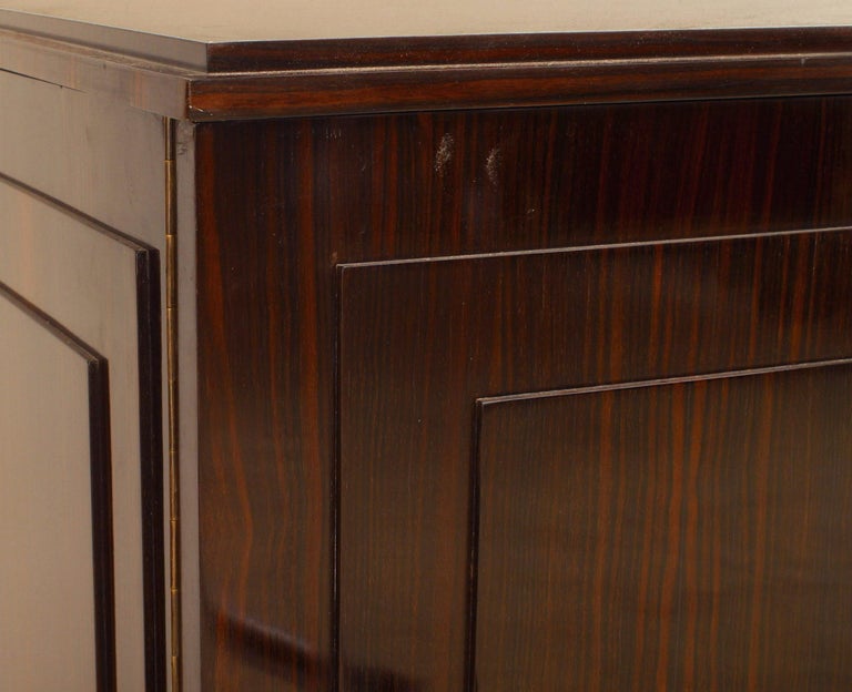 French Art Deco Calamander Desk, by Dominique For Sale at 1stDibs