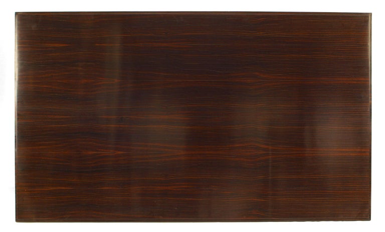 French Art Deco Calamander Desk, by Dominique For Sale at 1stDibs