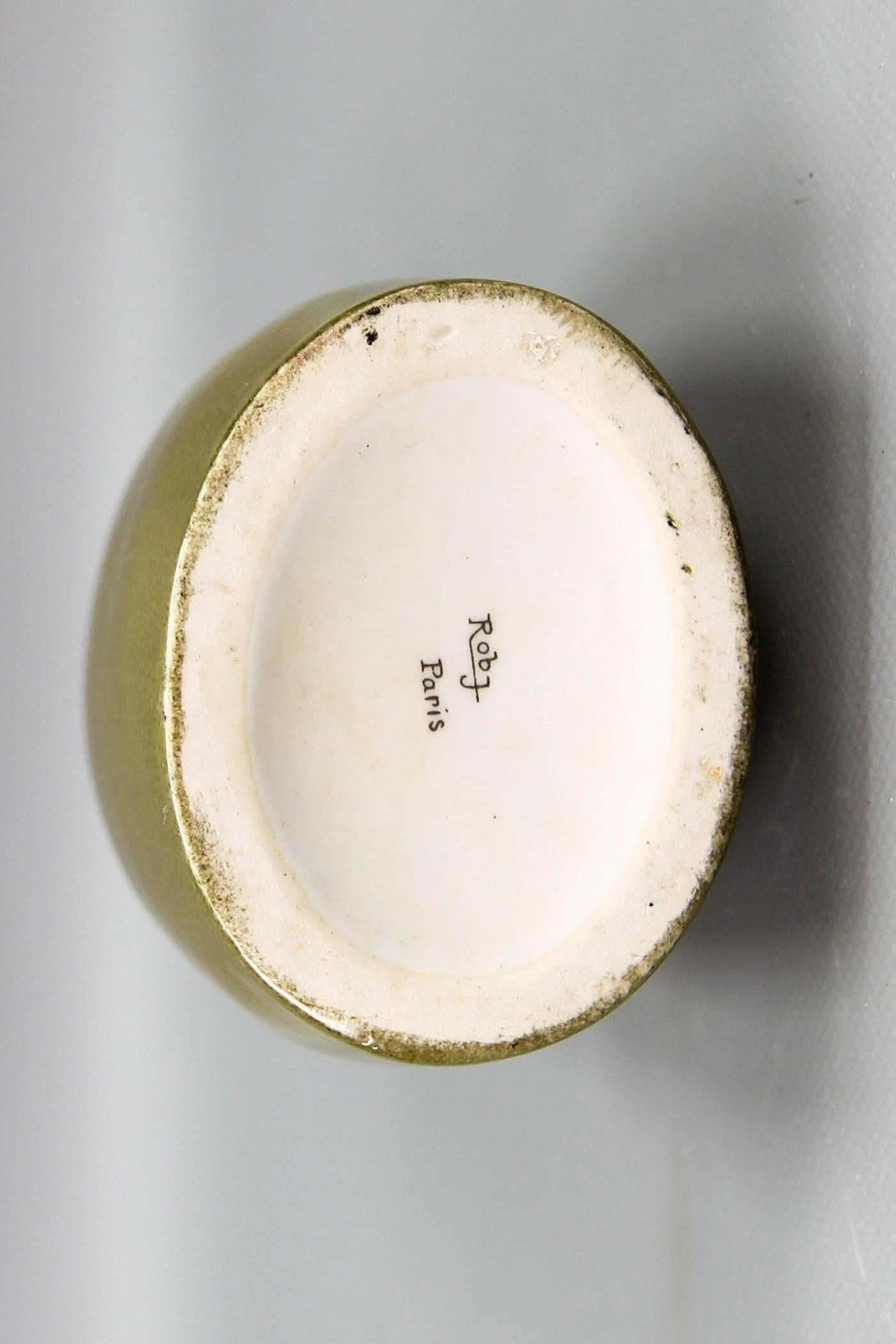 French Art Deco Ceramic Figural Bottle Brigadier General by Robj Paris ...