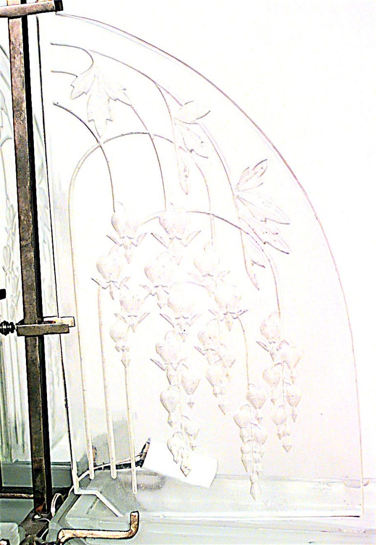 Atelier Vincent French Art Deco Frosted Glass Chandelier For Sale at ...