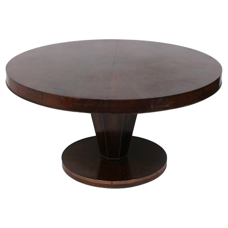 French Art Deco Dining Table Refinished For Sale at 1stDibs