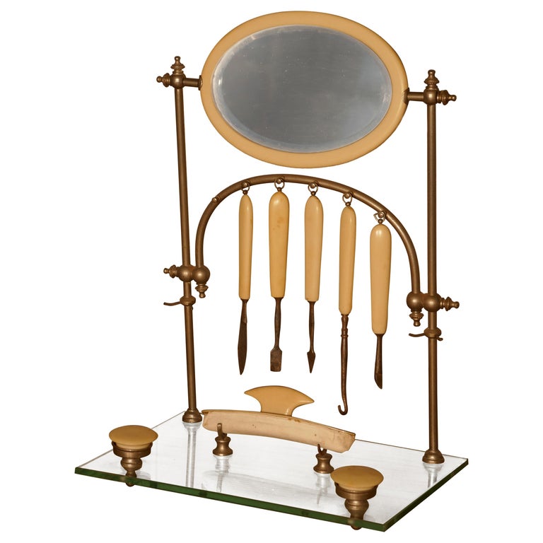 French Art Deco Dressing Table Manicure Set For Sale at 1stDibs