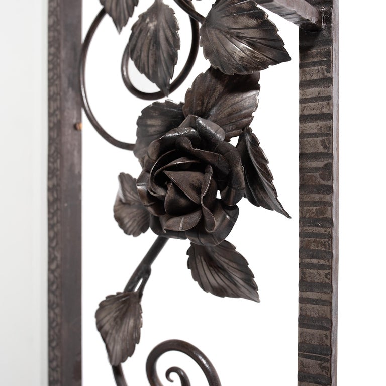 French Art Deco Fer Forge Foyer Rack, c. 1930s For Sale at 1stDibs