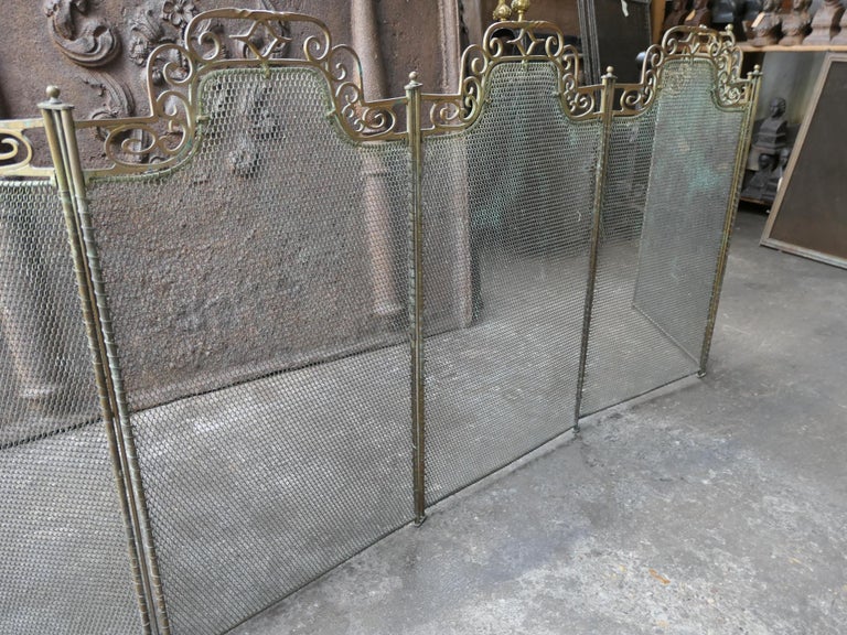 French Art Deco Fireplace Screen For Sale at 1stDibs
