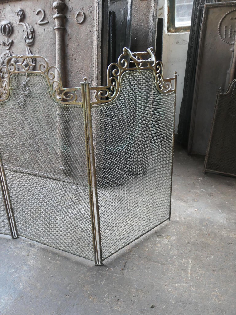French Art Deco Fireplace Screen For Sale at 1stDibs