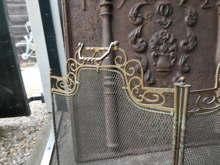 French Art Deco Fireplace Screen For Sale at 1stDibs