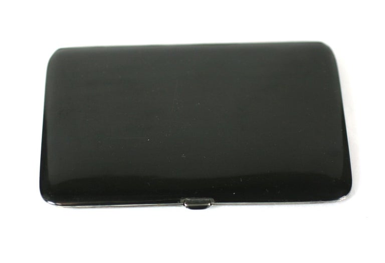 French Art Deco Floral Motif Lacquer Case at 1stDibs