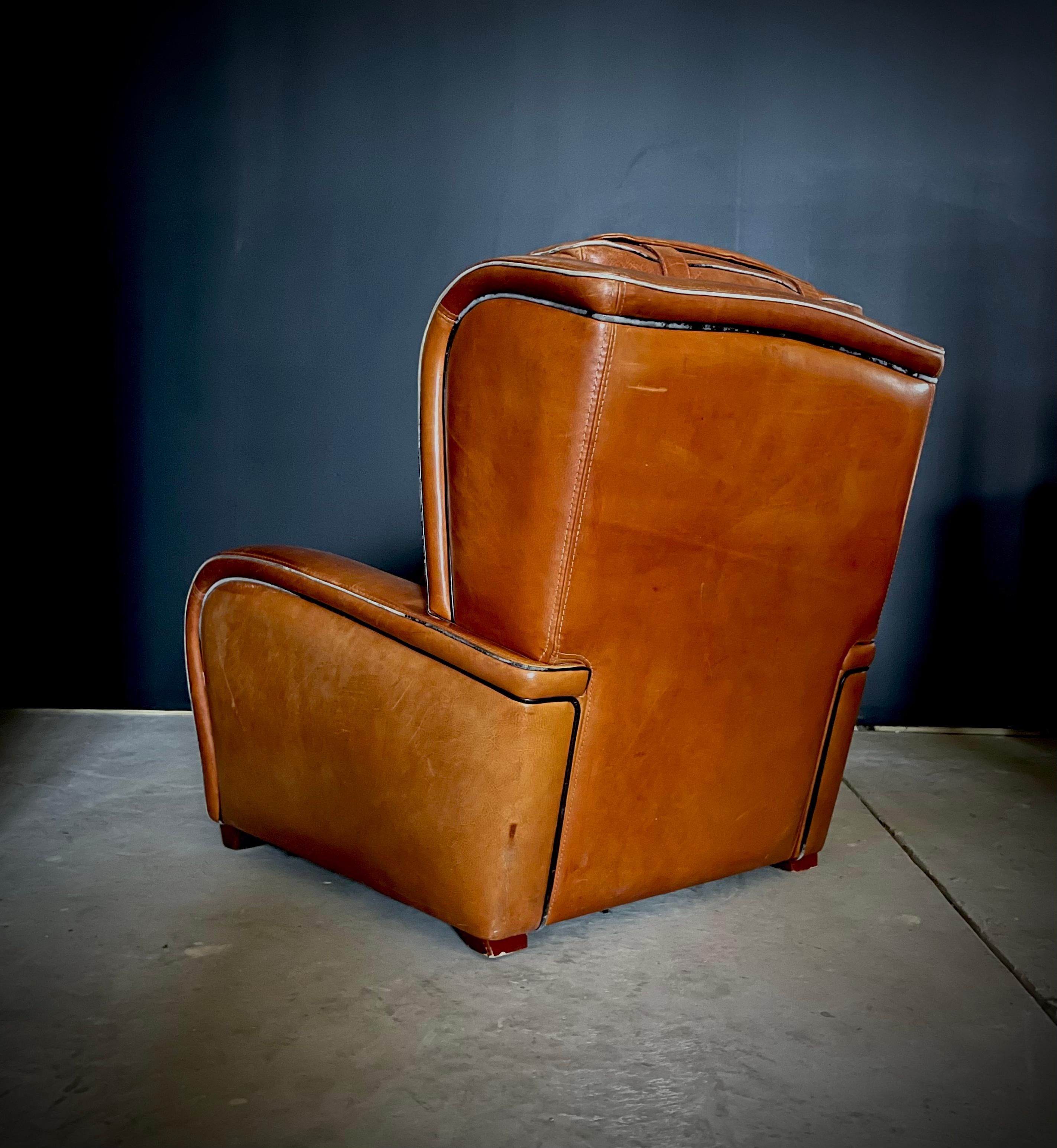 French Art Deco Luggage Chair For Sale at 1stDibs