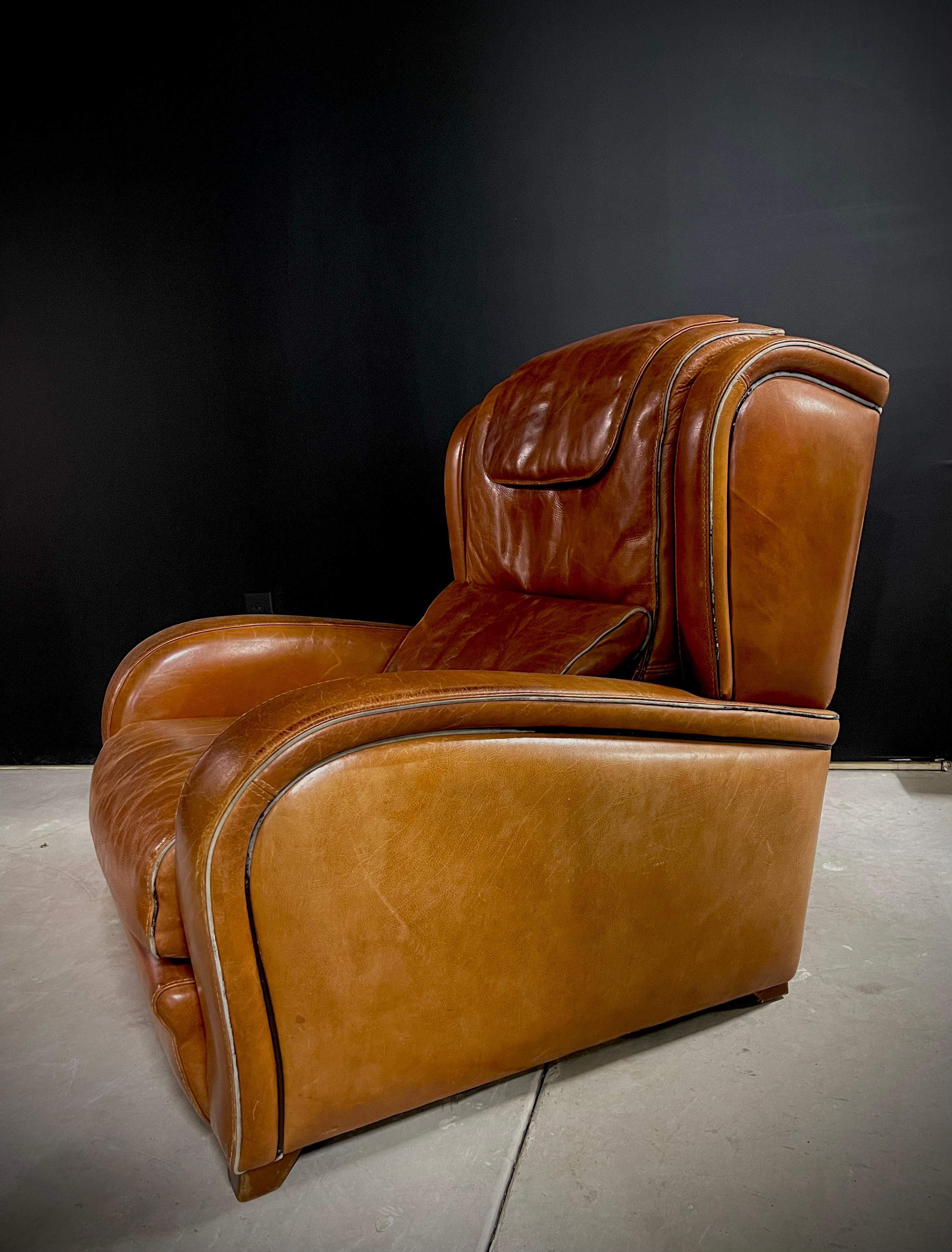 French Art Deco Luggage Chair For Sale at 1stDibs