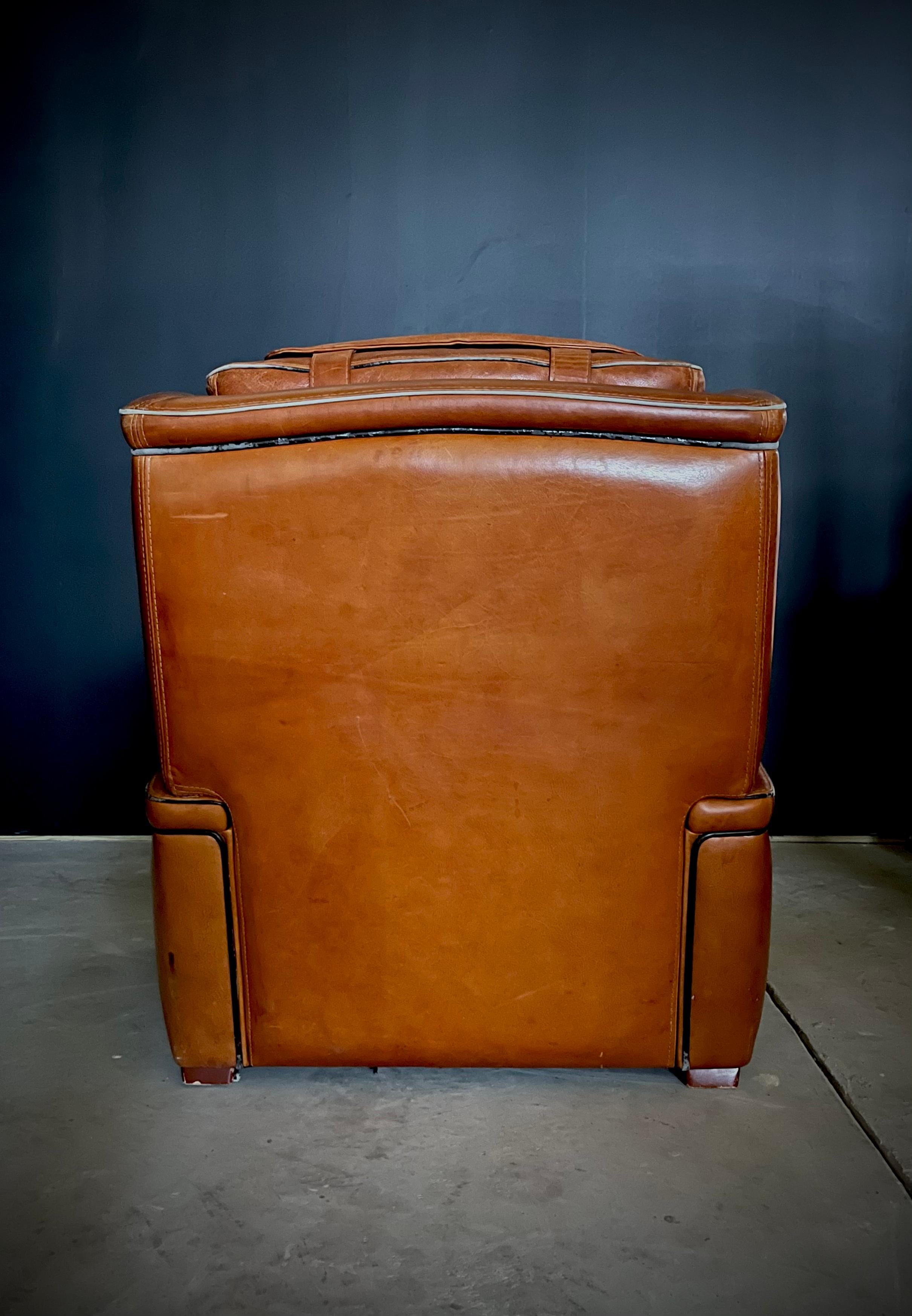 French Art Deco Luggage Chair For Sale at 1stDibs