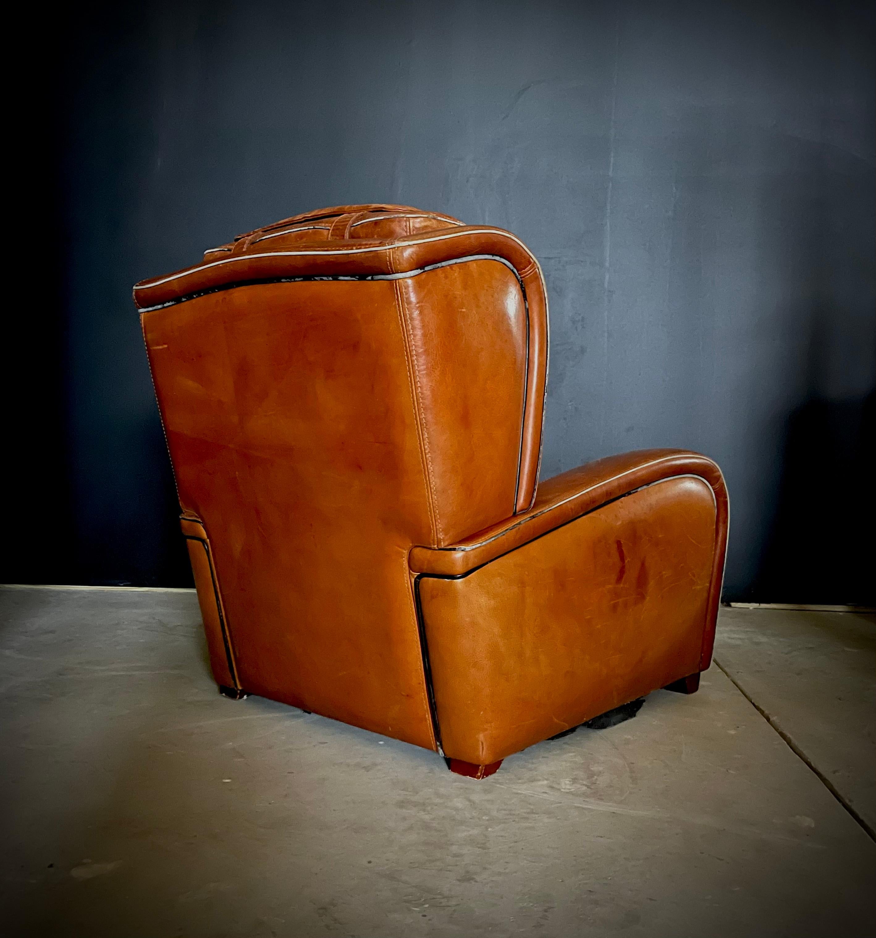 French Art Deco Luggage Chair For Sale at 1stDibs