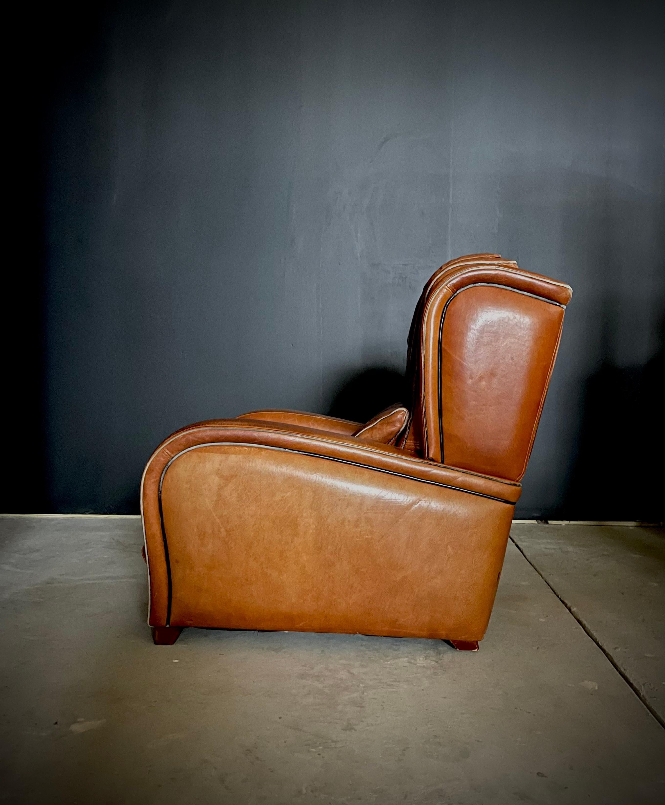 French Art Deco Luggage Chair For Sale at 1stDibs
