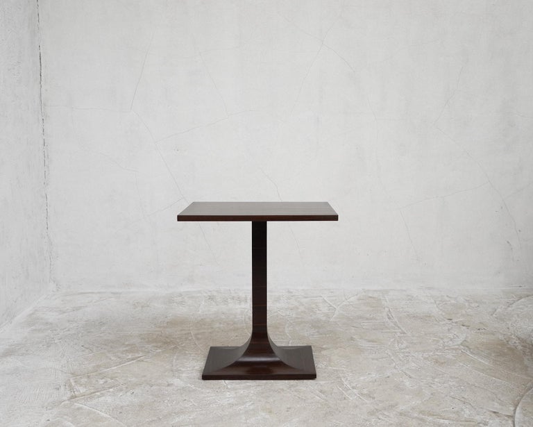 French Art Deco/Modernist Walnut veneer side/lamp table For Sale at 1stDibs