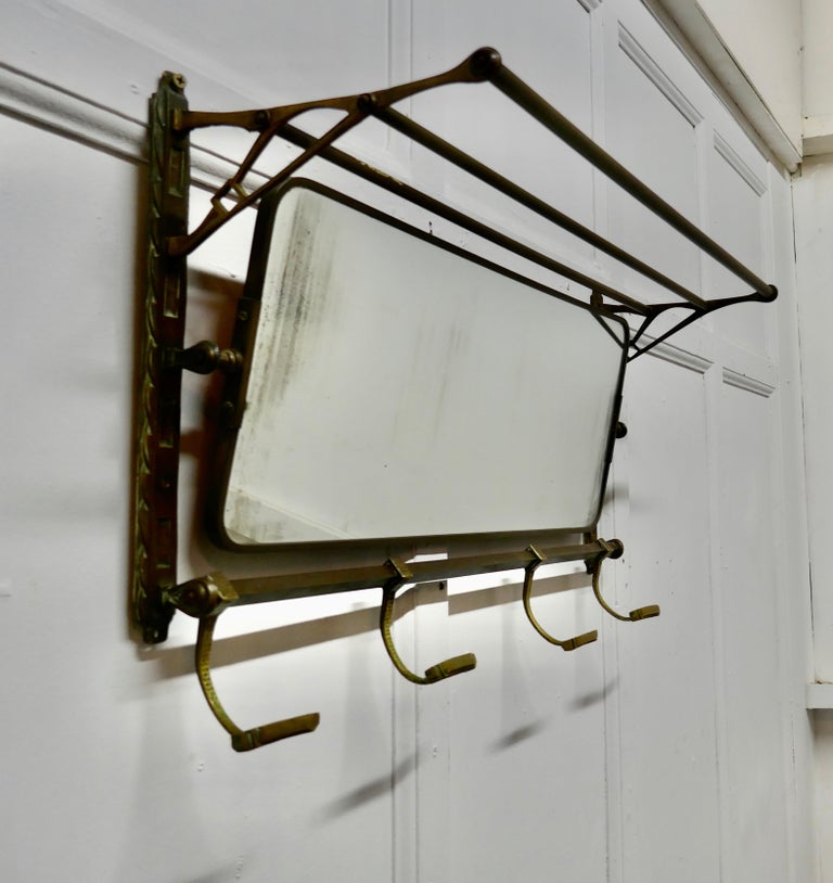 French Art Deco Odeon Style Pullman Mirror from a Train at 1stDibs ...