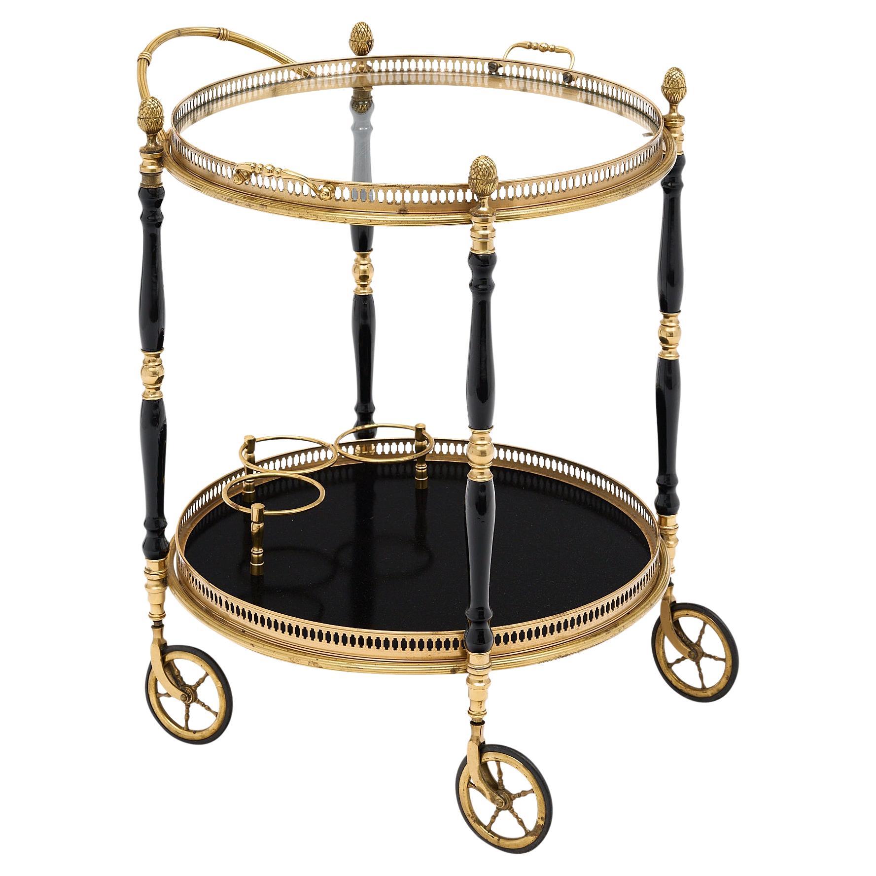 French Art Deco Period Bar Cart at 1stDibs