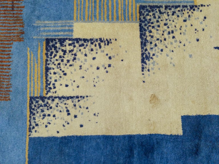 French Art Deco Rug Designed by Jean Burkhalter for Pierre Chareau ...