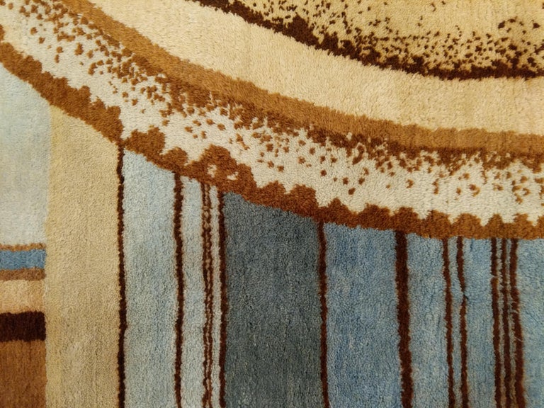 French Art Deco Rug Designed by Jean Burkhalter for Pierre Chareau ...