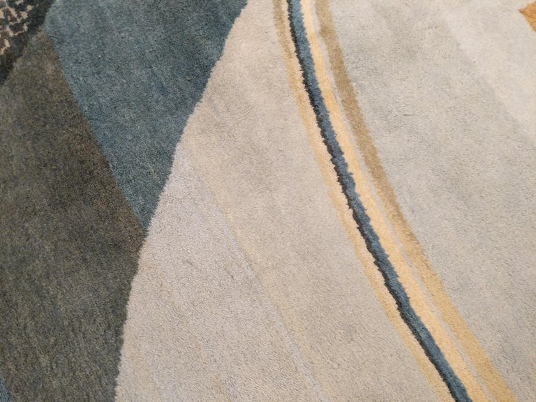 French Art Deco Rug Designed by Jean Burkhalter for Pierre Chareau ...