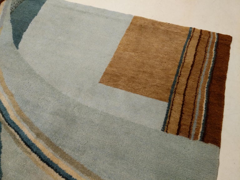French Art Deco Rug Designed by Jean Burkhalter for Pierre Chareau ...