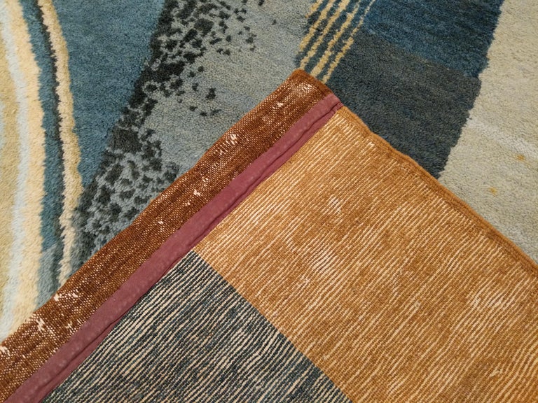 French Art Deco Rug Designed by Jean Burkhalter for Pierre Chareau ...