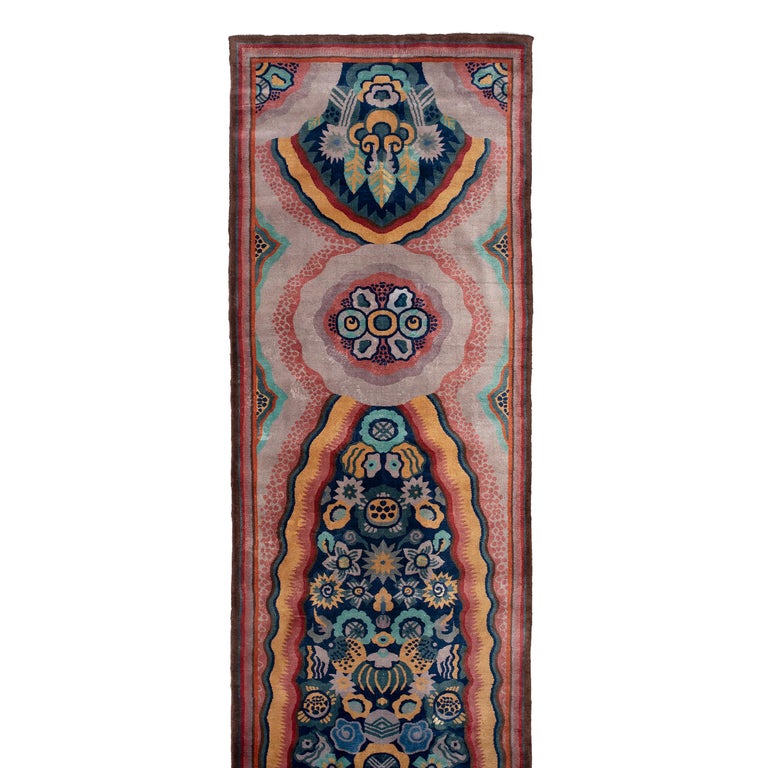 French Art Deco Runner Carpet, c. 1930 For Sale at 1stDibs