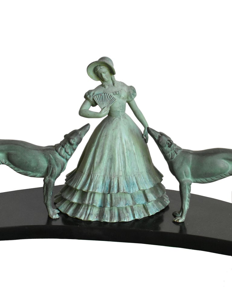 French Art Deco Sculpture signed by Roux at 1stDibs