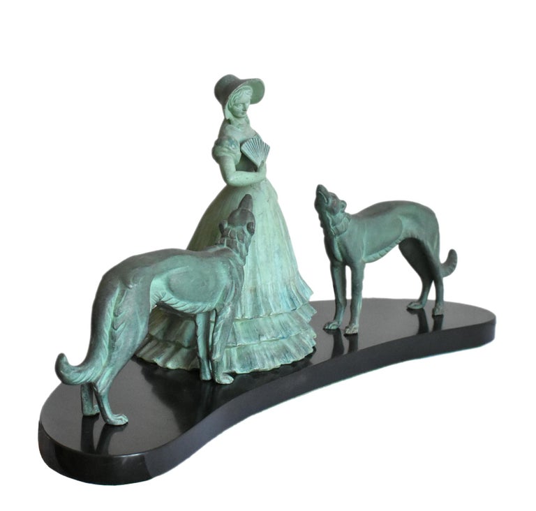 French Art Deco Sculpture signed by Roux at 1stDibs