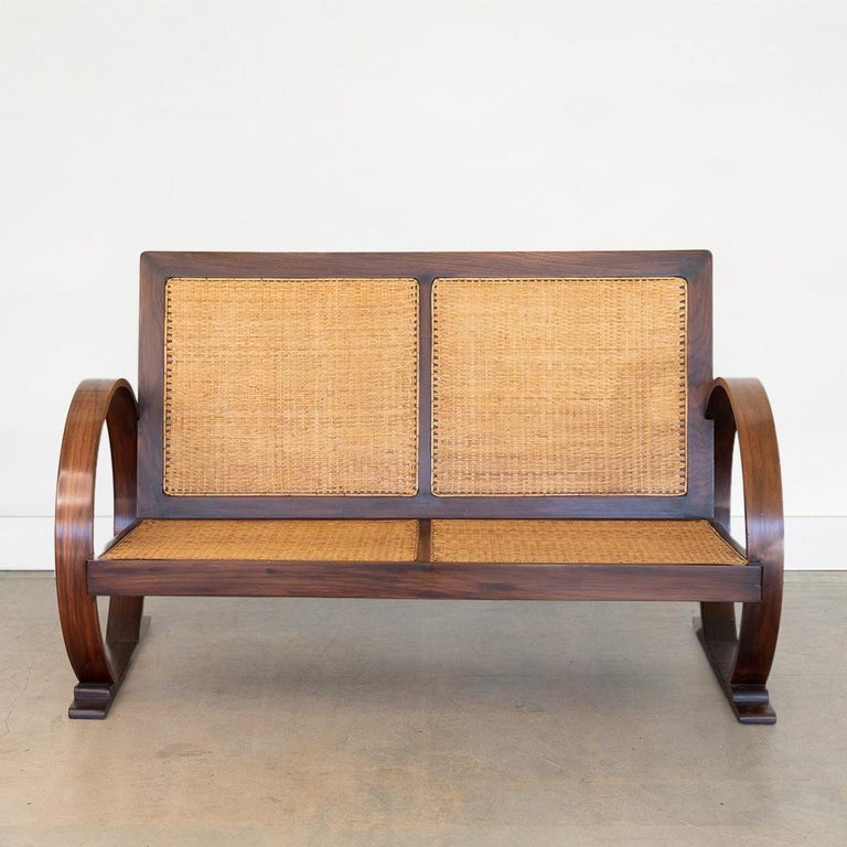French Art Deco Settee For Sale at 1stDibs