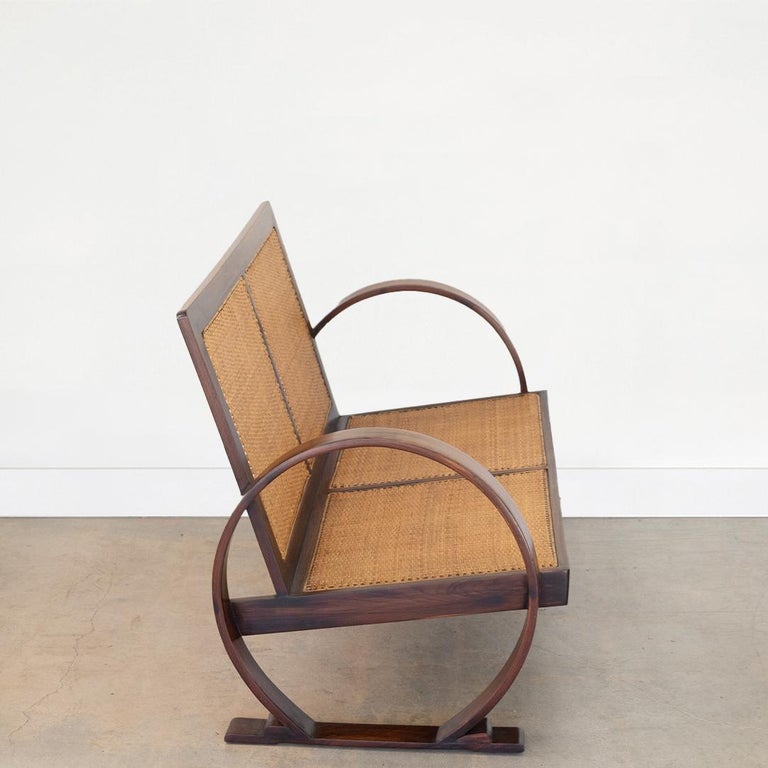 French Art Deco Settee For Sale at 1stDibs
