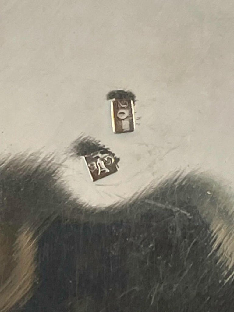 French Art Deco Silver Plate Cobbler Type Cocktail Shaker w/Ribbed ...