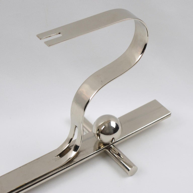 French Art Deco Skyscraper Chrome Metal Picture Frame at 1stDibs