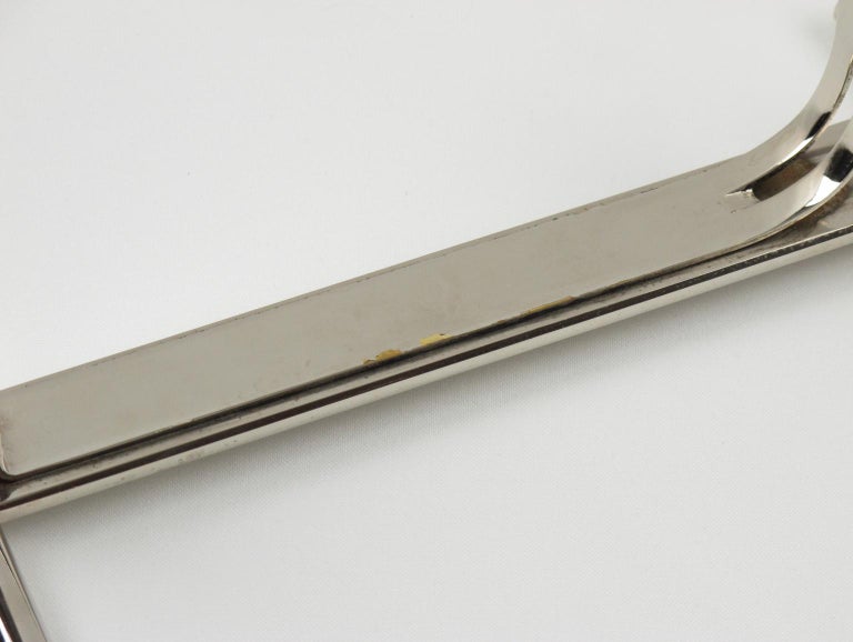 French Art Deco Skyscraper Chrome Metal Picture Frame at 1stDibs