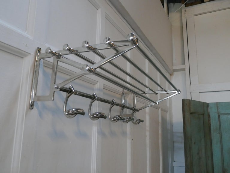 French Art Deco Style Hat and Coat Rack, Pullman Railway Train Style at ...