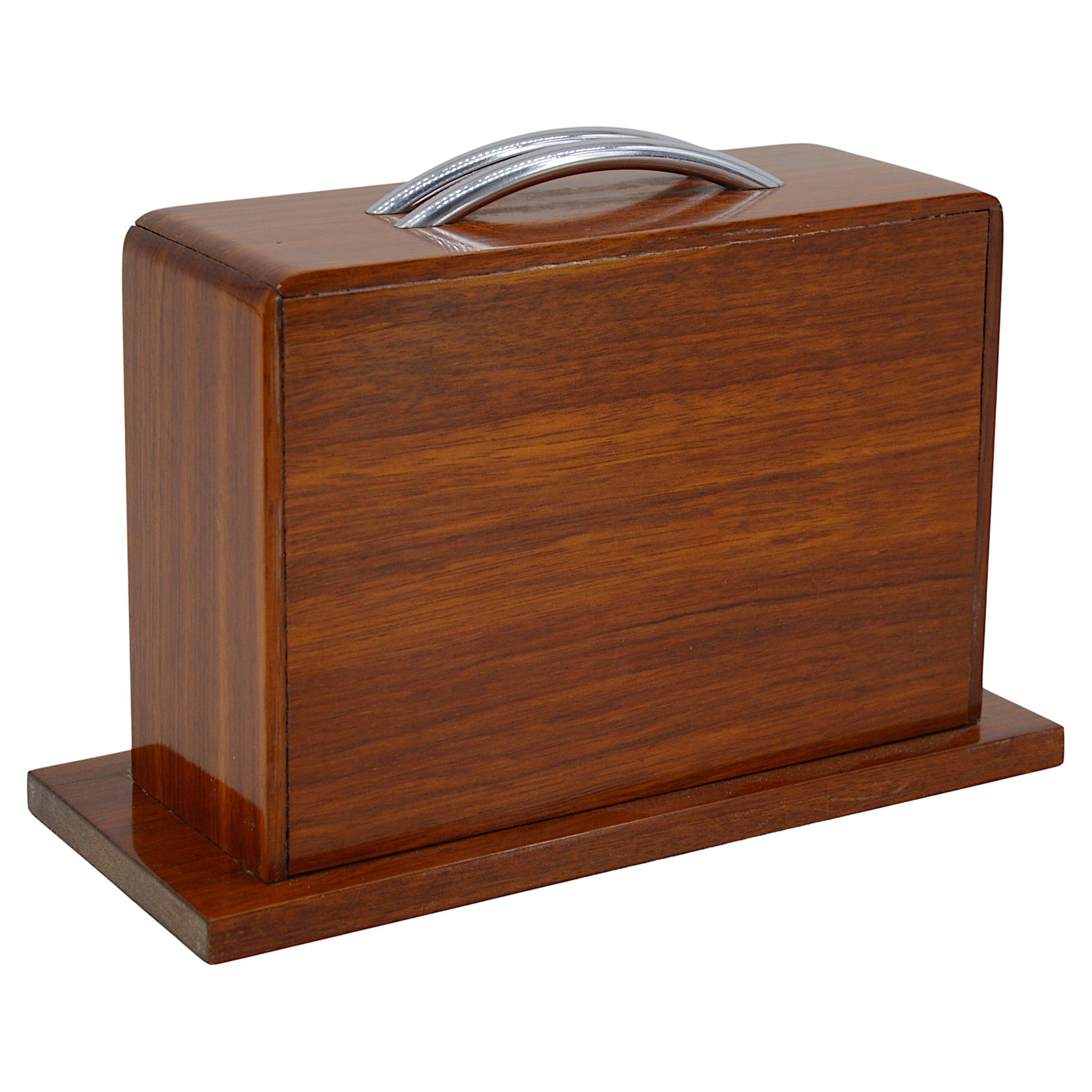 Art Deco 1930s French Streamline Cigar Box at 1stDibs