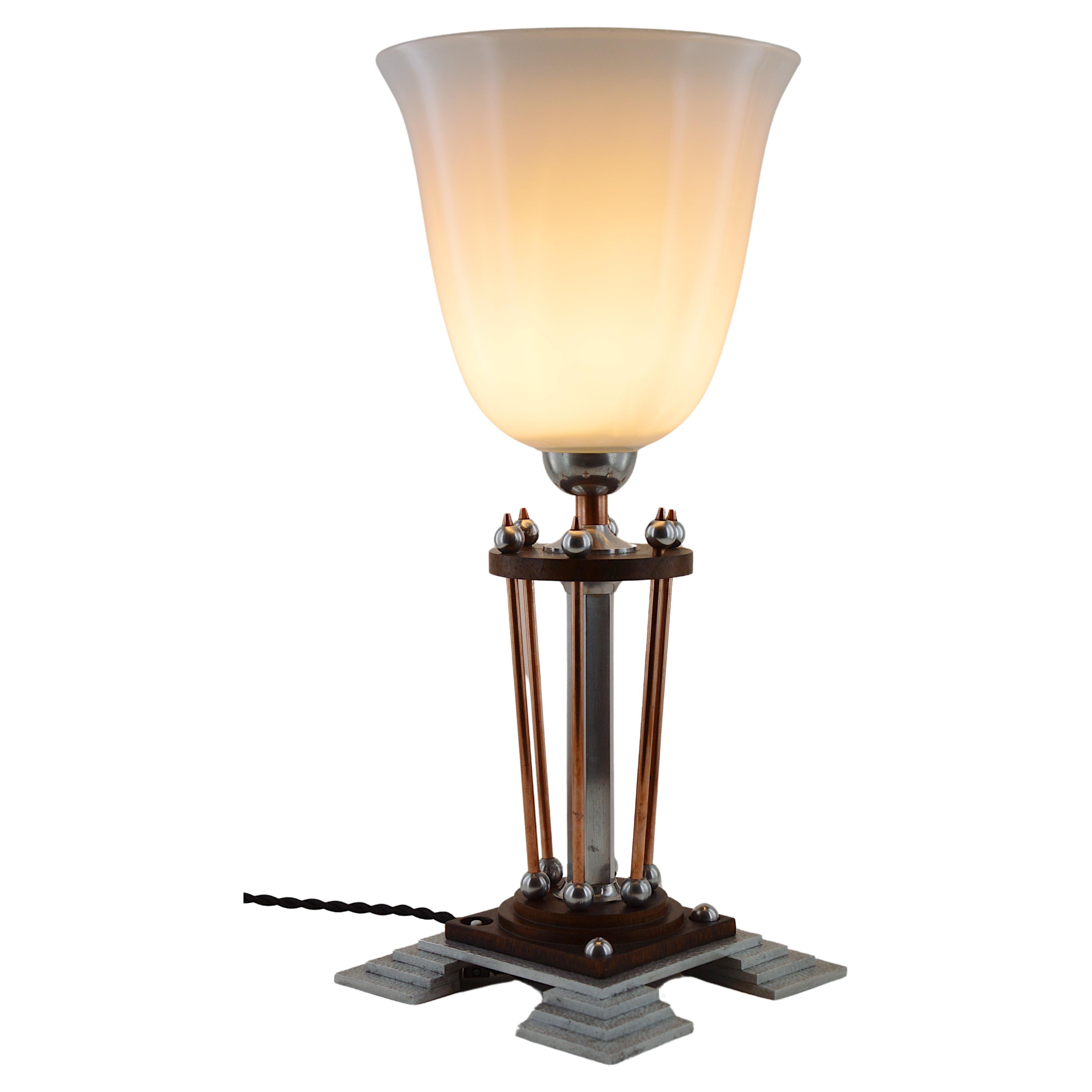 French Art Deco Table Lamp, 1920s For Sale at 1stDibs