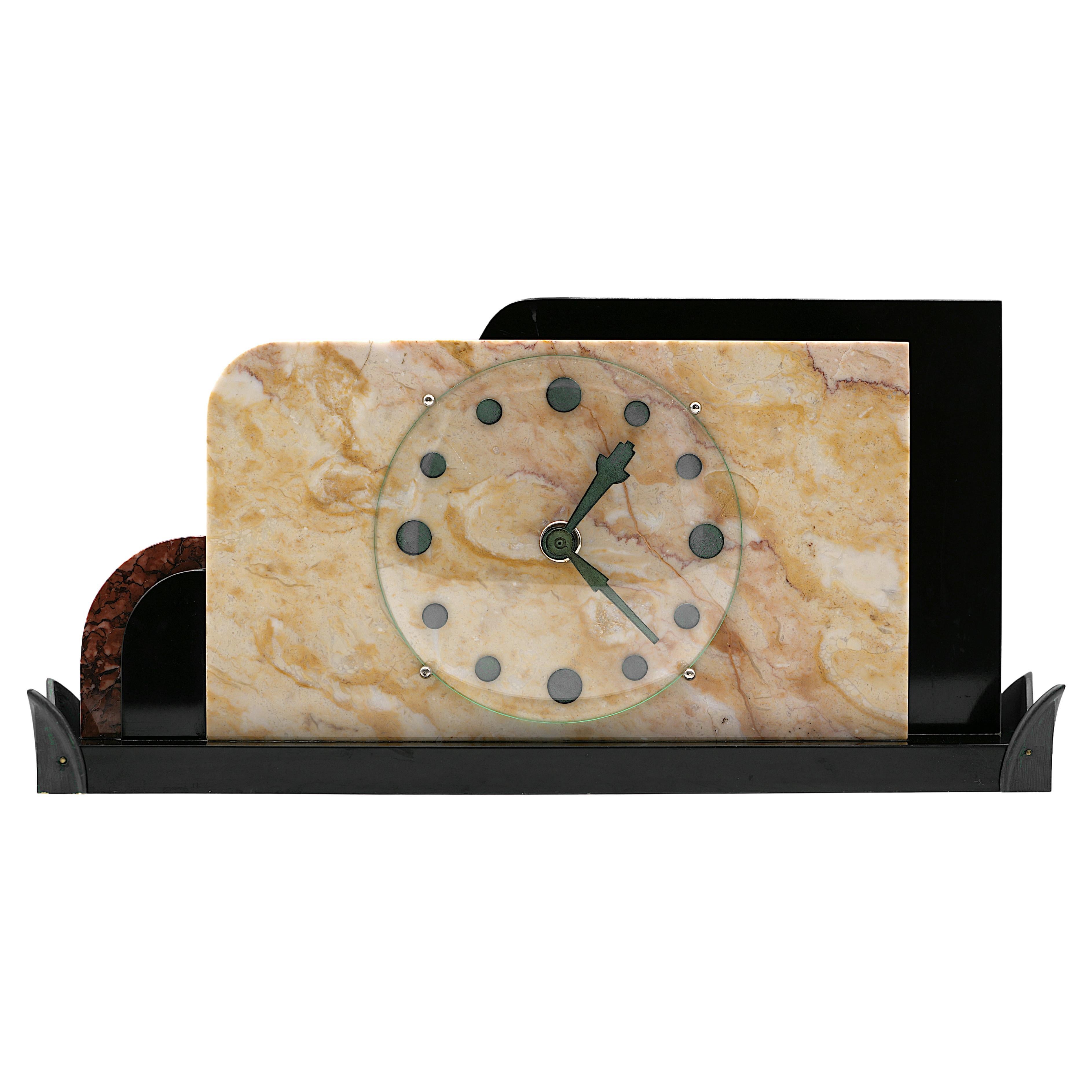 Art Deco Clocks - 388 For Sale at 1stDibs | art deco clocks for sale ...