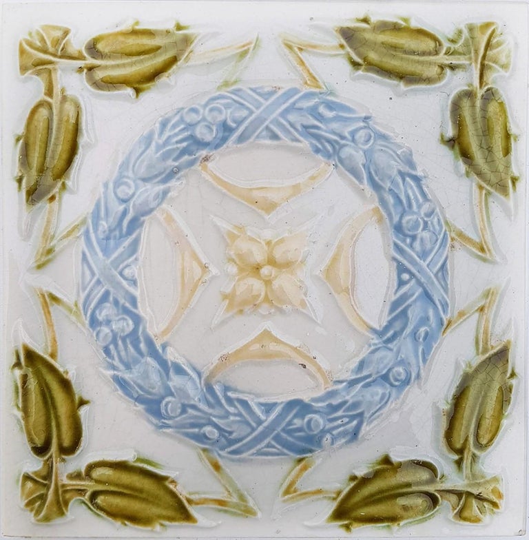 French Art Deco Tiles, circa 1930 For Sale at 1stDibs