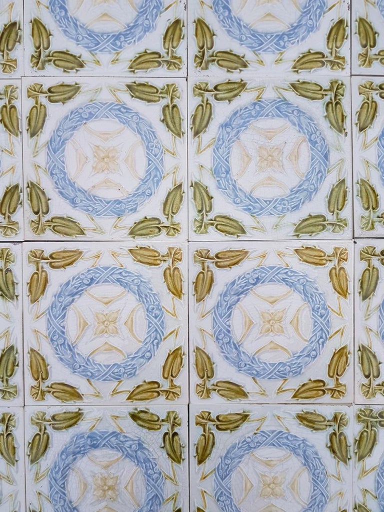 French Art Deco Tiles, circa 1930 For Sale at 1stDibs