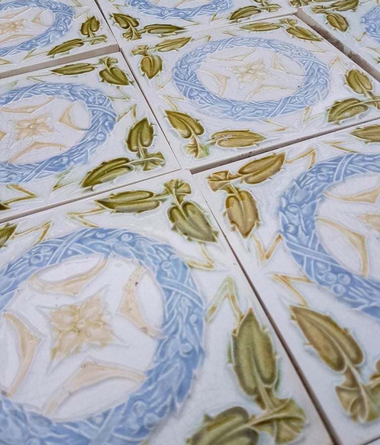 French Art Deco Tiles, circa 1930 For Sale at 1stDibs