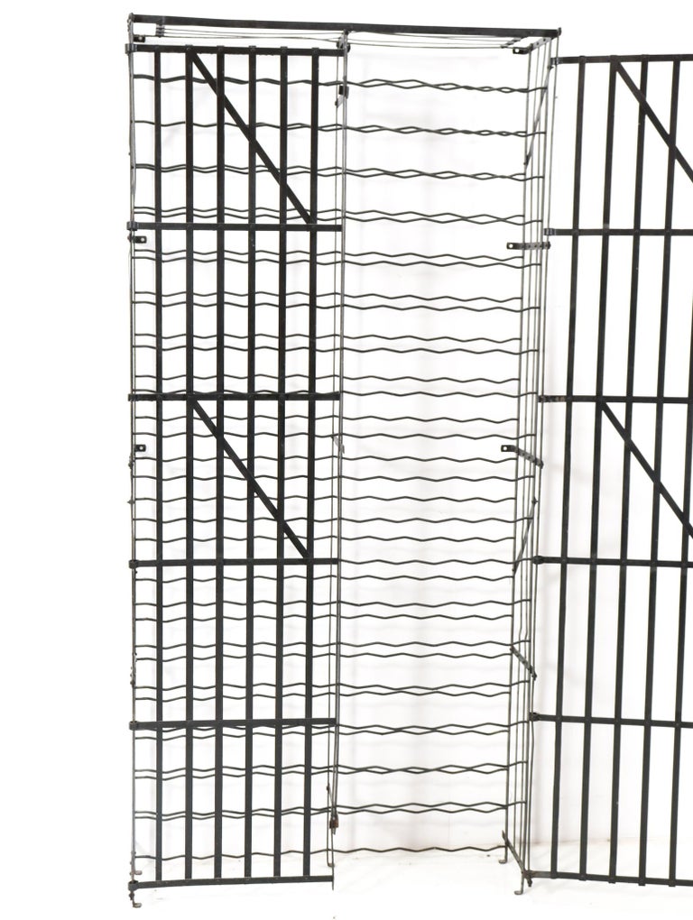 French Art Deco Two Door Wine Rack or Locker, 1930s For Sale at 1stDibs