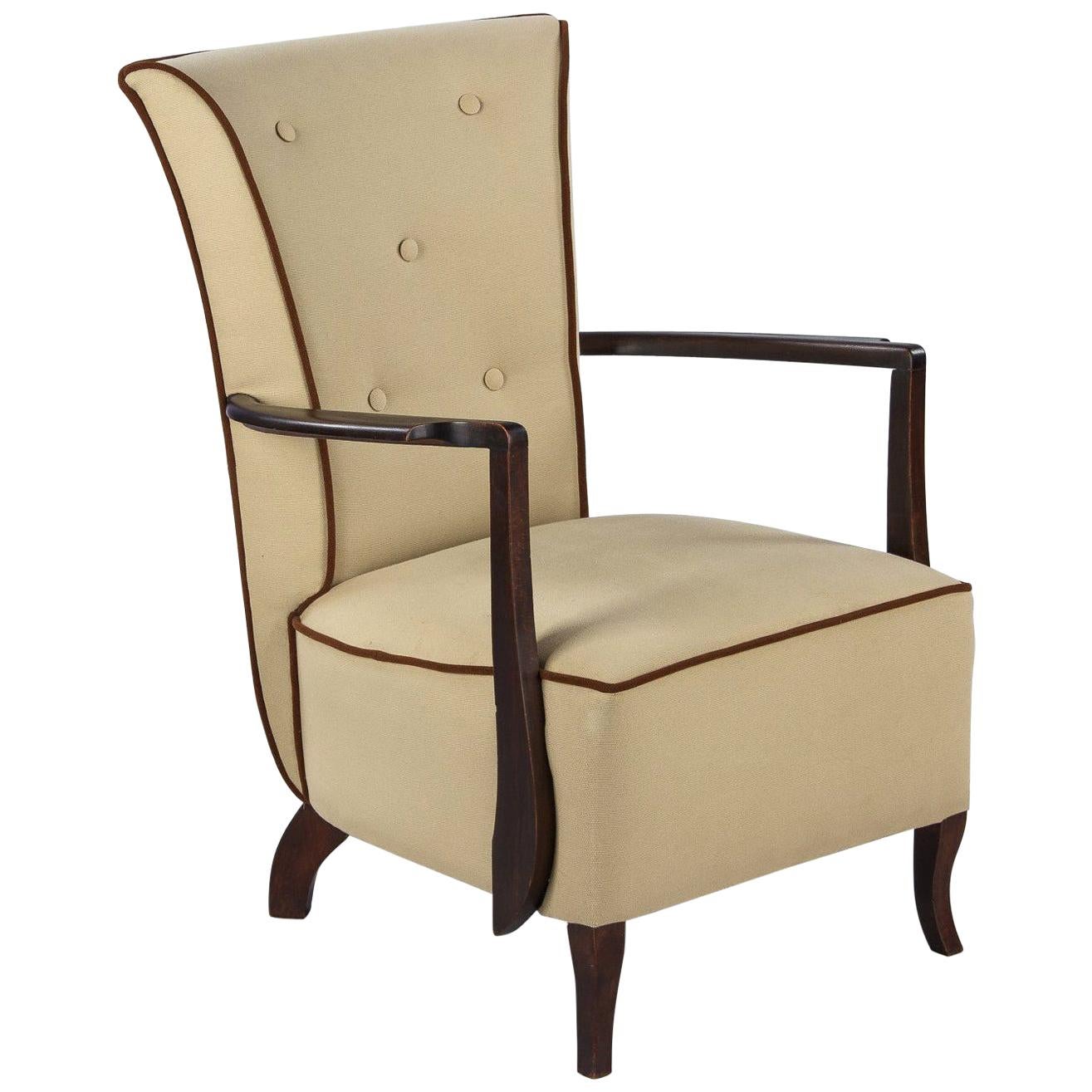 Pair of French Boudoir Chairs at 1stdibs