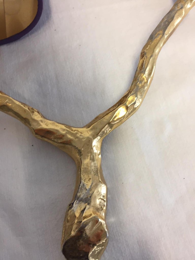 French Art Decorative Wall Sconces Two Arms by Maison Arlus For Sale at ...