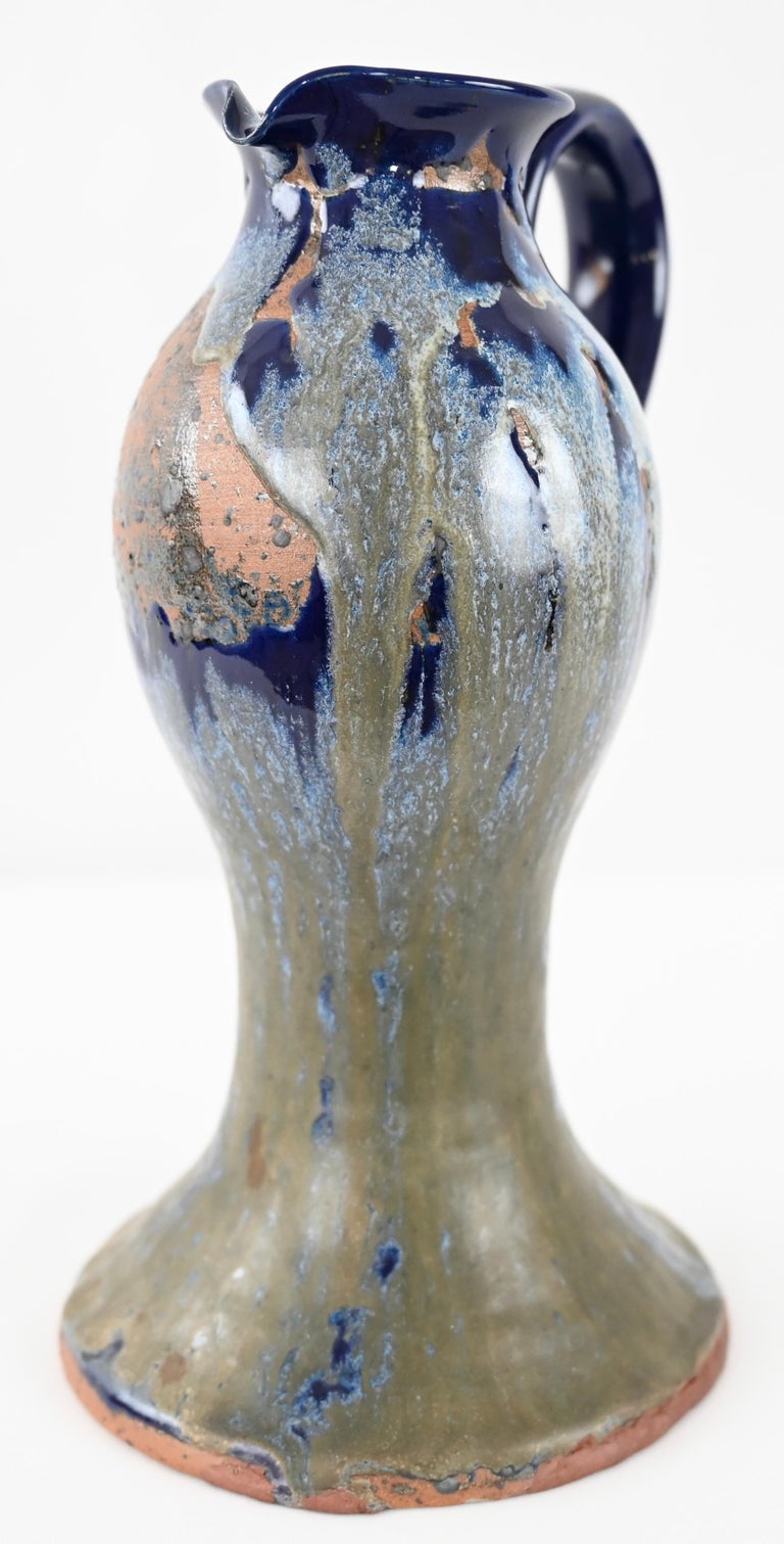 French Art Nouveau Ceramic Vase in a Pitcher Form Attrib. to Charles ...